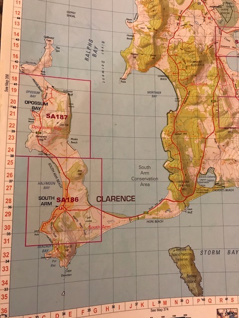 Derwent River: South Arm Beaches: Opossum and Half Moon Bays ...